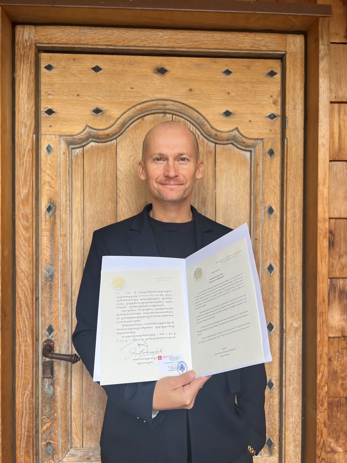 Christian Stadil appointed as the Honorary Consul of Bhutan