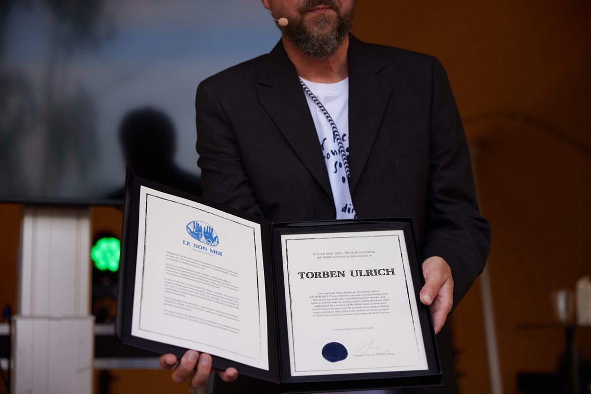 Torben Ulrich: the first recipient of our LE NON MOI - THORNICO Prize